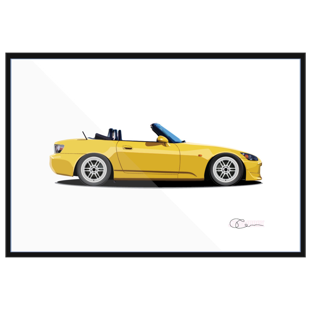 Honda S2000 Yellow – J7Artwork
